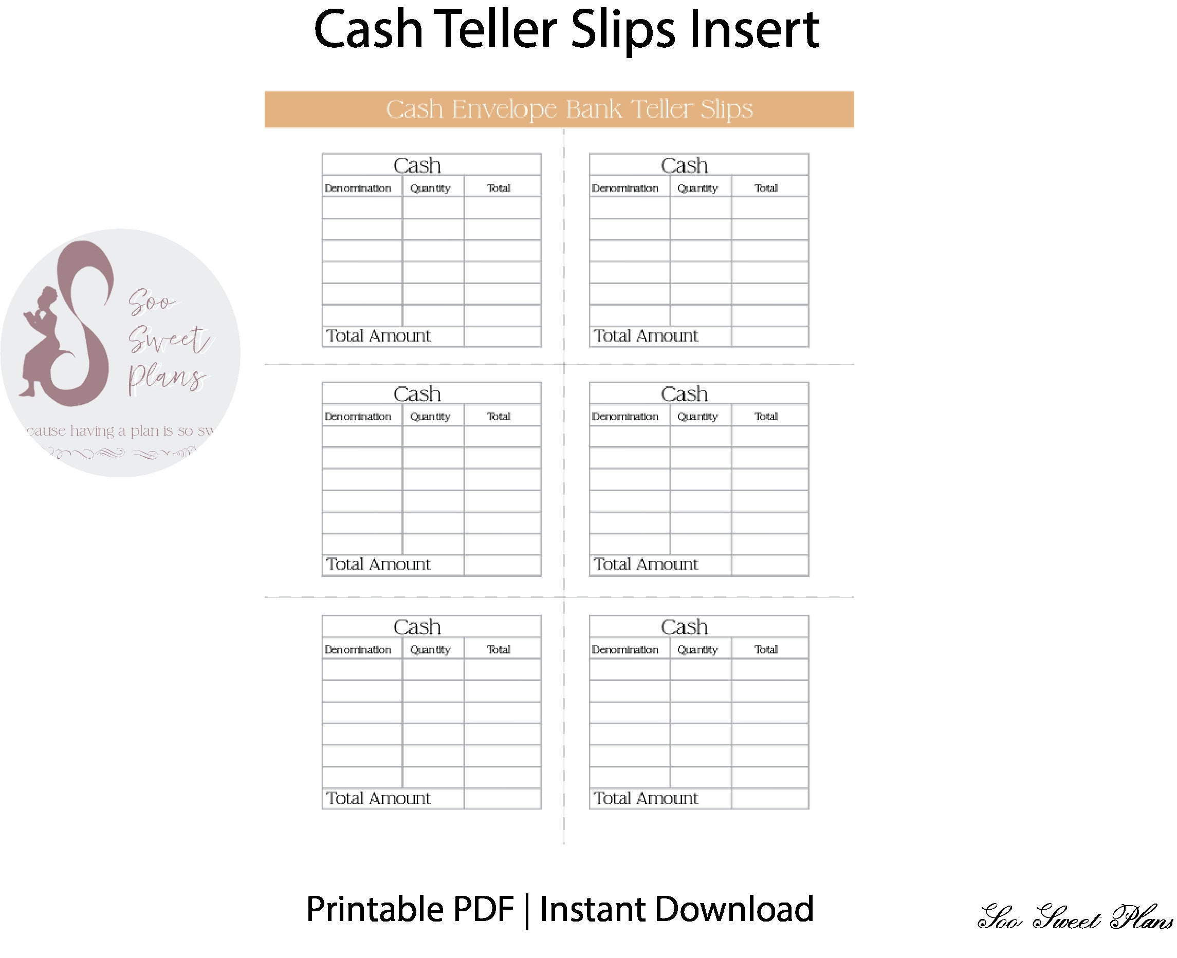 August Budget Bundle Printable Insert-sunday Start-tropical Flora-4 ...