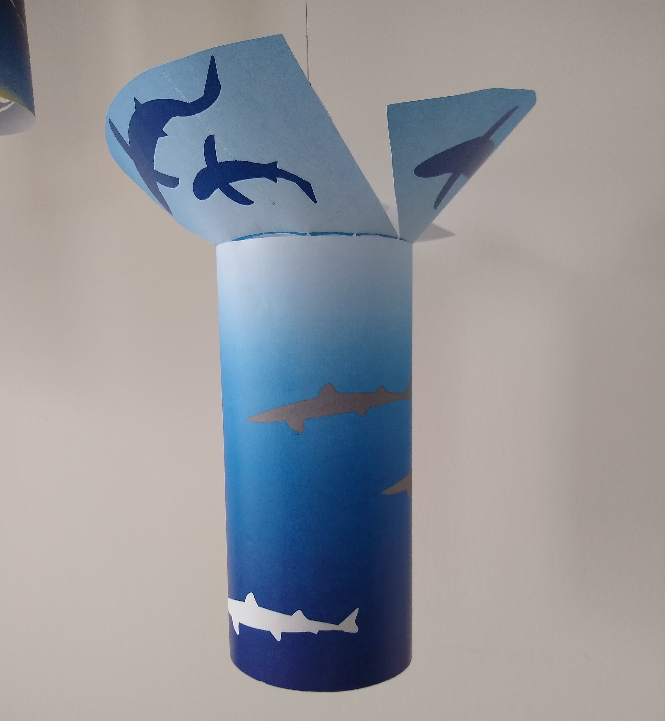 Sand Tiger Shark Promenade, Papercraft, DIY, Kinetic Sculpture - Etsy