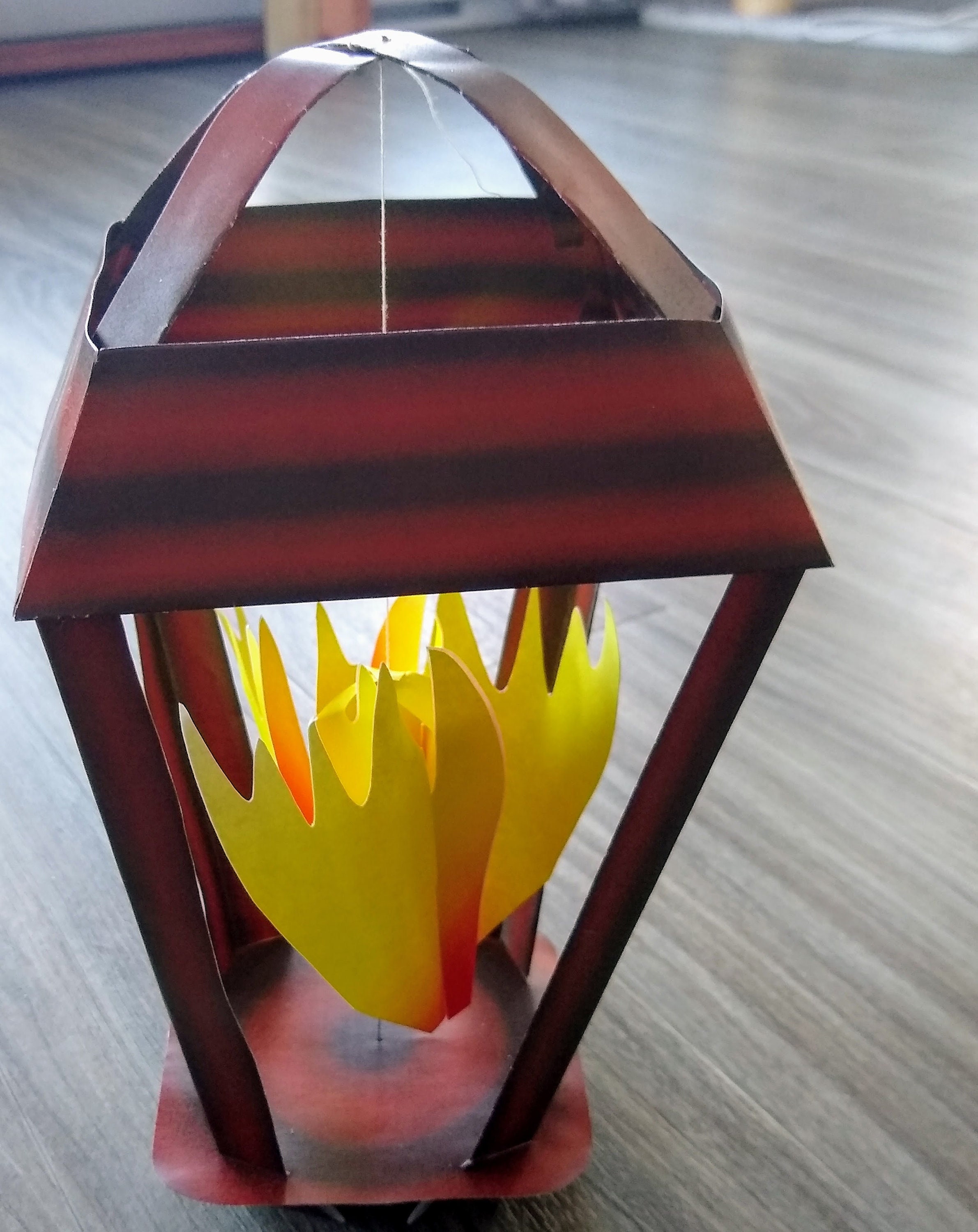 Papercraft Lantern, Mini Firenado, DIY, Kinetic Sculpture - Etsy