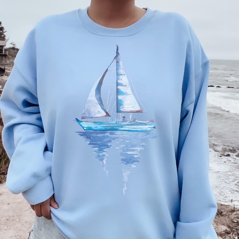Sailboat Custom Sweatshirts - Etsy