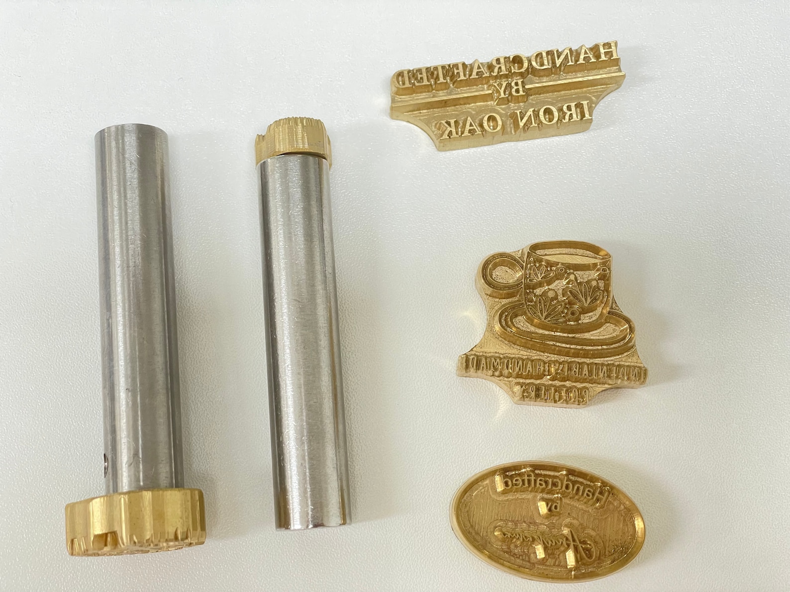 Custom Leather Brass Stamp for Leather Hammer Press With Handle Gift ...