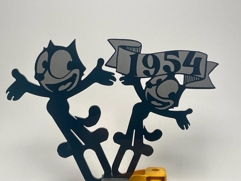 Custom Felix the Cat License Plate Topper: Classic Car Accessory - Etsy