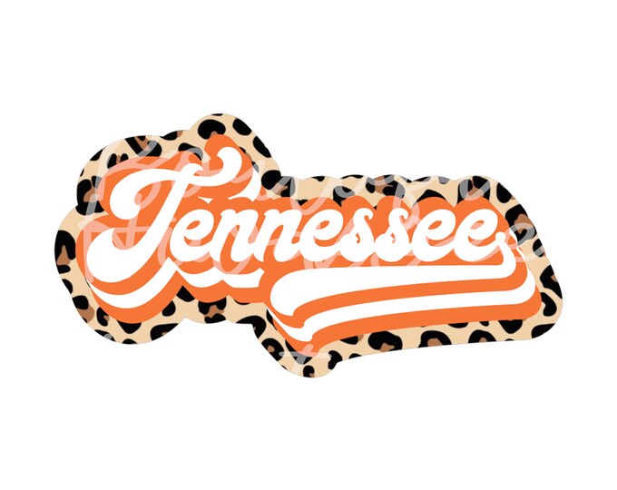 Leopard Volunteers Tennessee Sublimation PNG File Instant - Etsy
