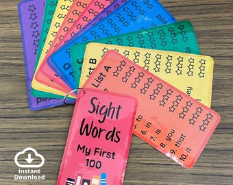 Kindergarten Sight Word Practice - Etsy