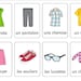 FRENCH CLOTHING PRINTABLE Flashcards, Basic French Vocabulary, France ...