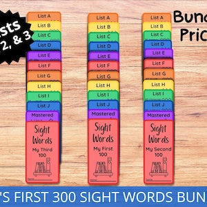 Sight Word Flashcards, Fry's SECOND 100 Sight Word Printable ...