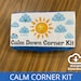 Calm Corner Kit, Printable Emotional Regulation Kit for Kids, Learning ...