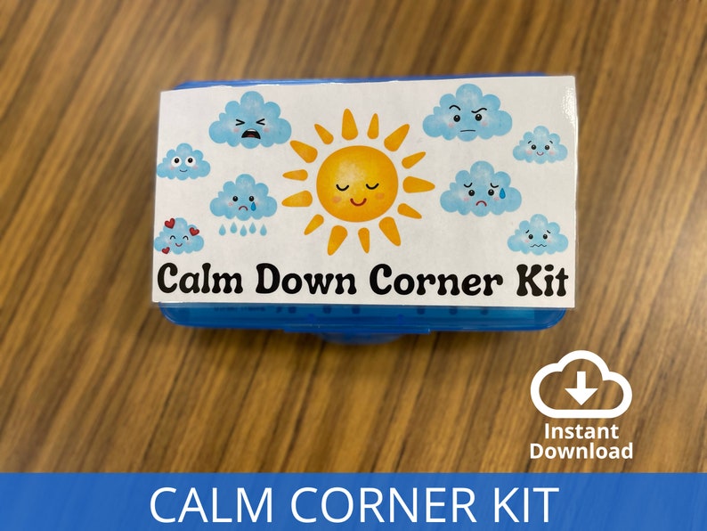 Calm Corner Kit Printable Emotional Regulation Kit for Kids - Etsy