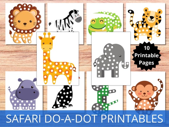 Do A Dot Printable Fine Motor Activity for Kids Montessori | Etsy Australia