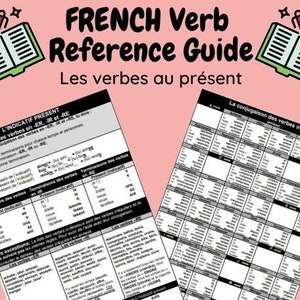 French Verb Conjugation Practice, French Worksheet, French Verb Study ...