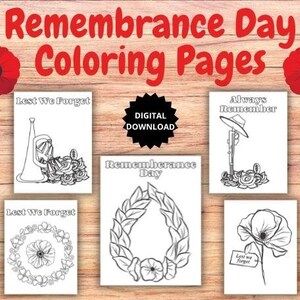 Remembrance Day Coloring Pages, Remembrance Day Activity Pack ...