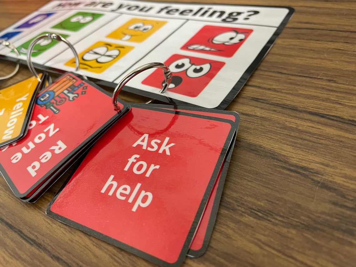 Self-regulation Zone Strategy Cards Understanding Your Zones - Etsy