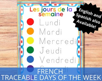 Learning French Colours With Teacher Worksheets / French for - Etsy