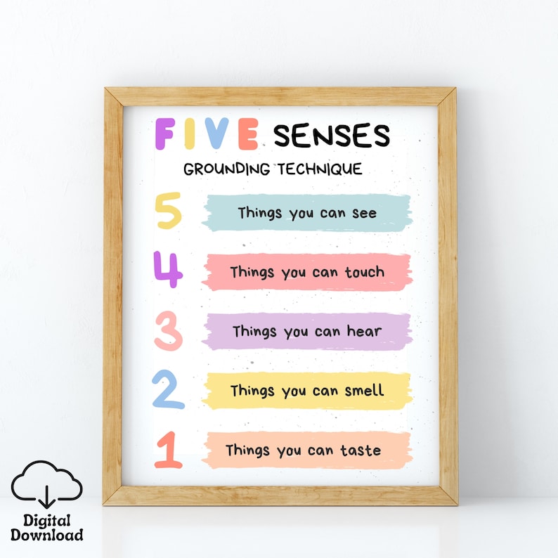 Coping Skills Cards for Kids, Mindfulness Cards, Calming Down Corner ...