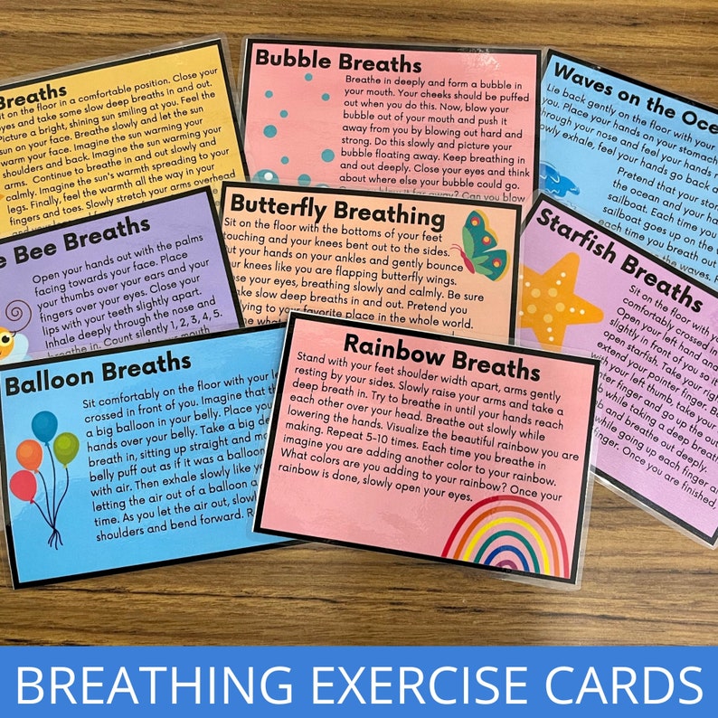 Mindful Breathing Exercises for Kids, Deep Breathing Techniques, Self ...