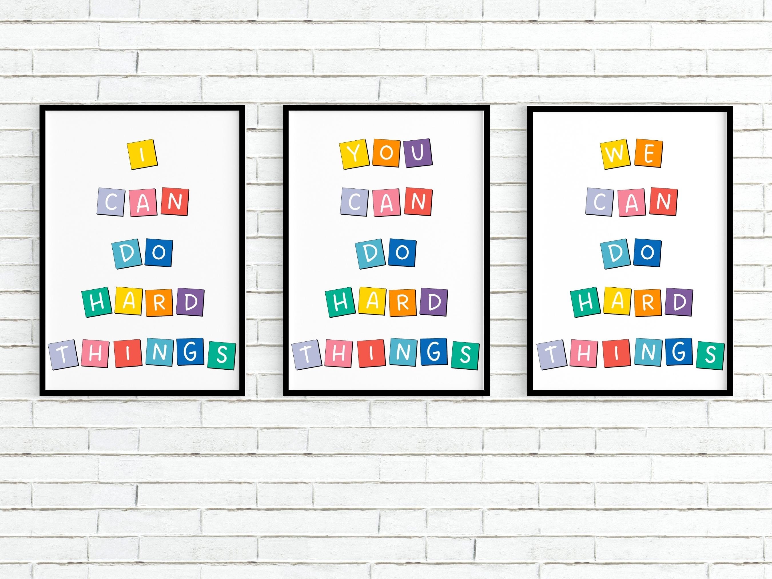 THINK Before You Speak Poster Set, Botanical Classroom Decor, Class ...