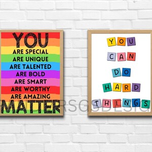 12 Counseling Posters, Therapy Office Decor, School Psychologists Wall ...