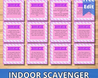 Indoor Scavenger Hunt, Kids Treasure Hunt, Rainy Day Activity ...