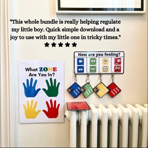Self-regulation Zones BUNDLE, Calming Corner Tools, Emotional ...