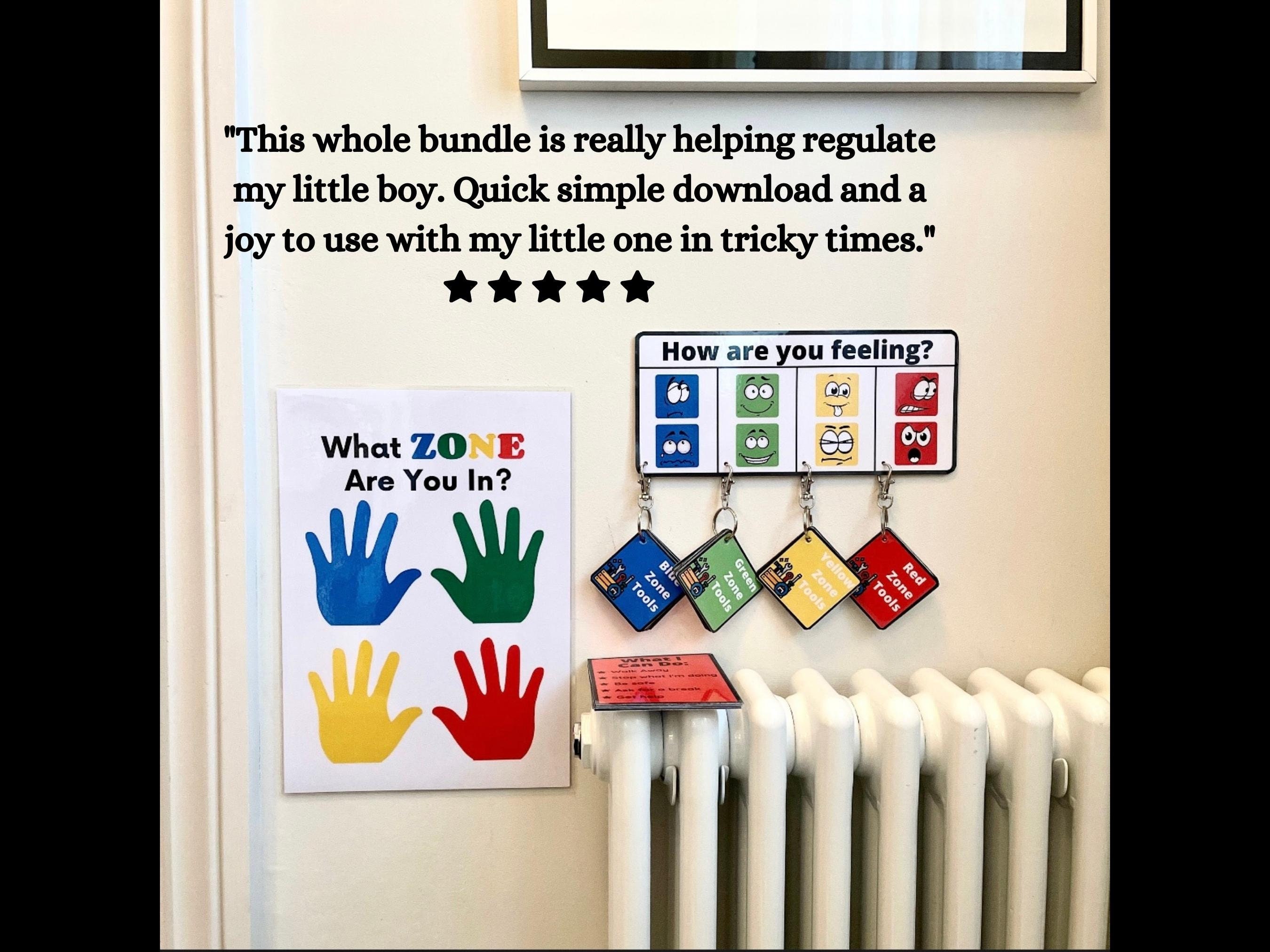 Self-regulation Zones LARGE BUNDLE Calming Corner Tools - Etsy