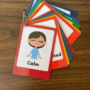 Emotion Flashcards Feelings, Calm Down Corner Tool, Feelings Printable ...