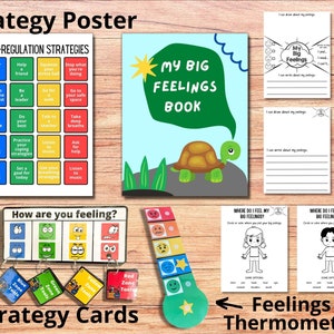 Self-regulation Zones ULTIMATE BUNDLE, Calming Corner Tools, Emotional ...