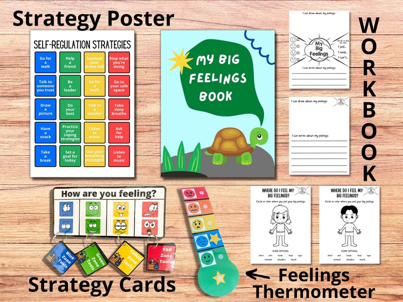 Self-regulation Zones ULTIMATE BUNDLE Calming Corner Tools - Etsy