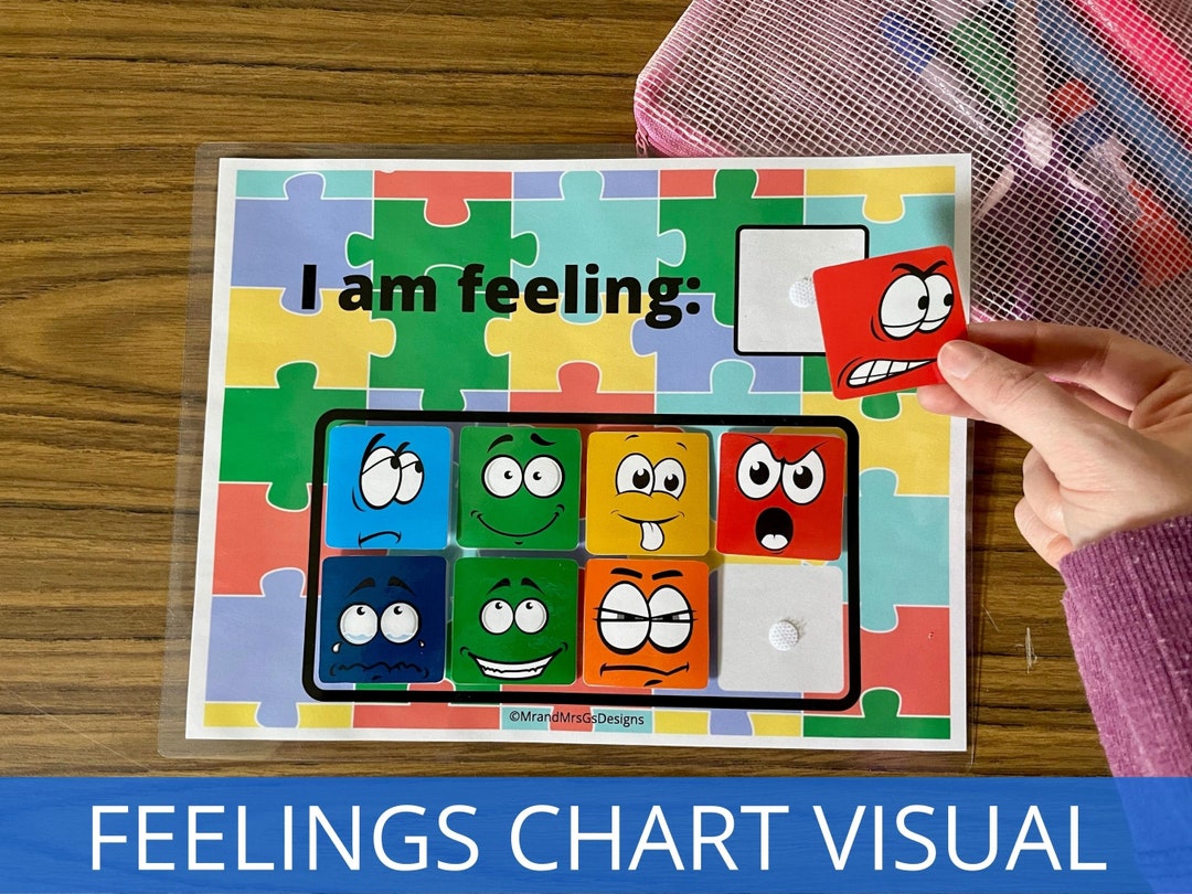 Feelings Chart Visual for Emotional Regulation - Etsy Canada
