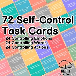 Social Emotional Learning Task Cards, SEL Skills Activities, Emotional ...