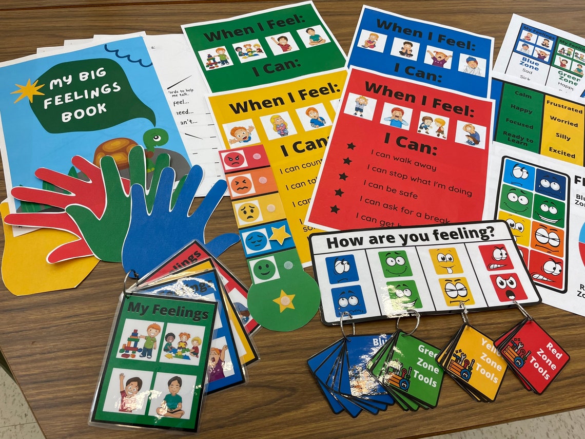 Self-regulation Zones ULTIMATE BUNDLE Calming Corner Tools - Etsy