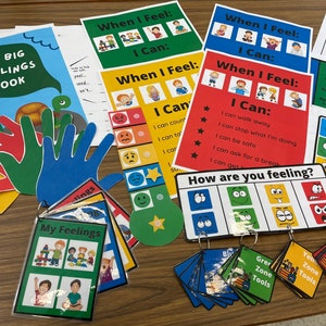 Self-regulation Zones ULTIMATE BUNDLE, Calming Corner Tools, Emotional ...