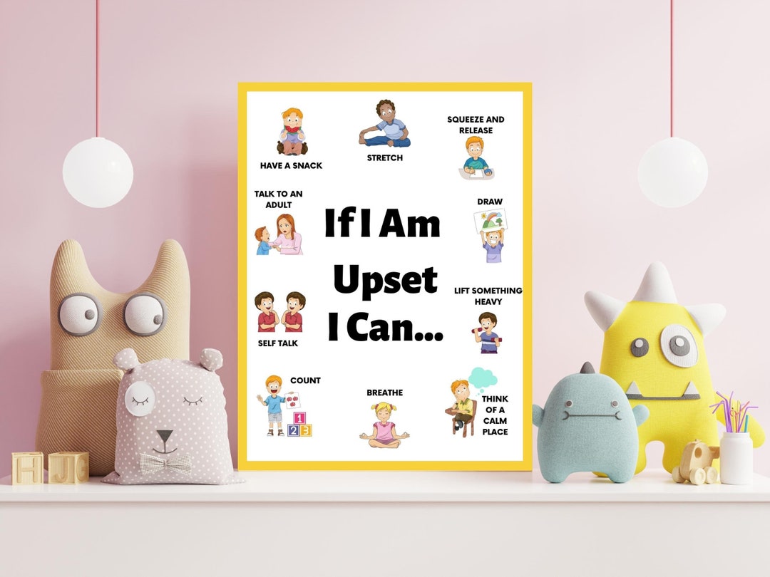 Calming Strategies Poster for Calm Corner, Emotional Regulation, Self ...