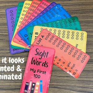 Sight Word Flashcards, Fry's SECOND 100 Sight Word Printable ...