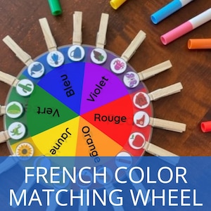 FRENCH Days of the Week Printable, Tracing the Days of the Week, Basic ...