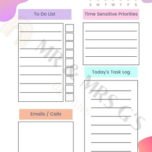 Task Tracker - to Do List - Work Planner - Organizational Tool - Work ...