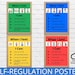 Self-regulation Flashcards and Posters BUNDLE, Zones Visuals, Calming ...