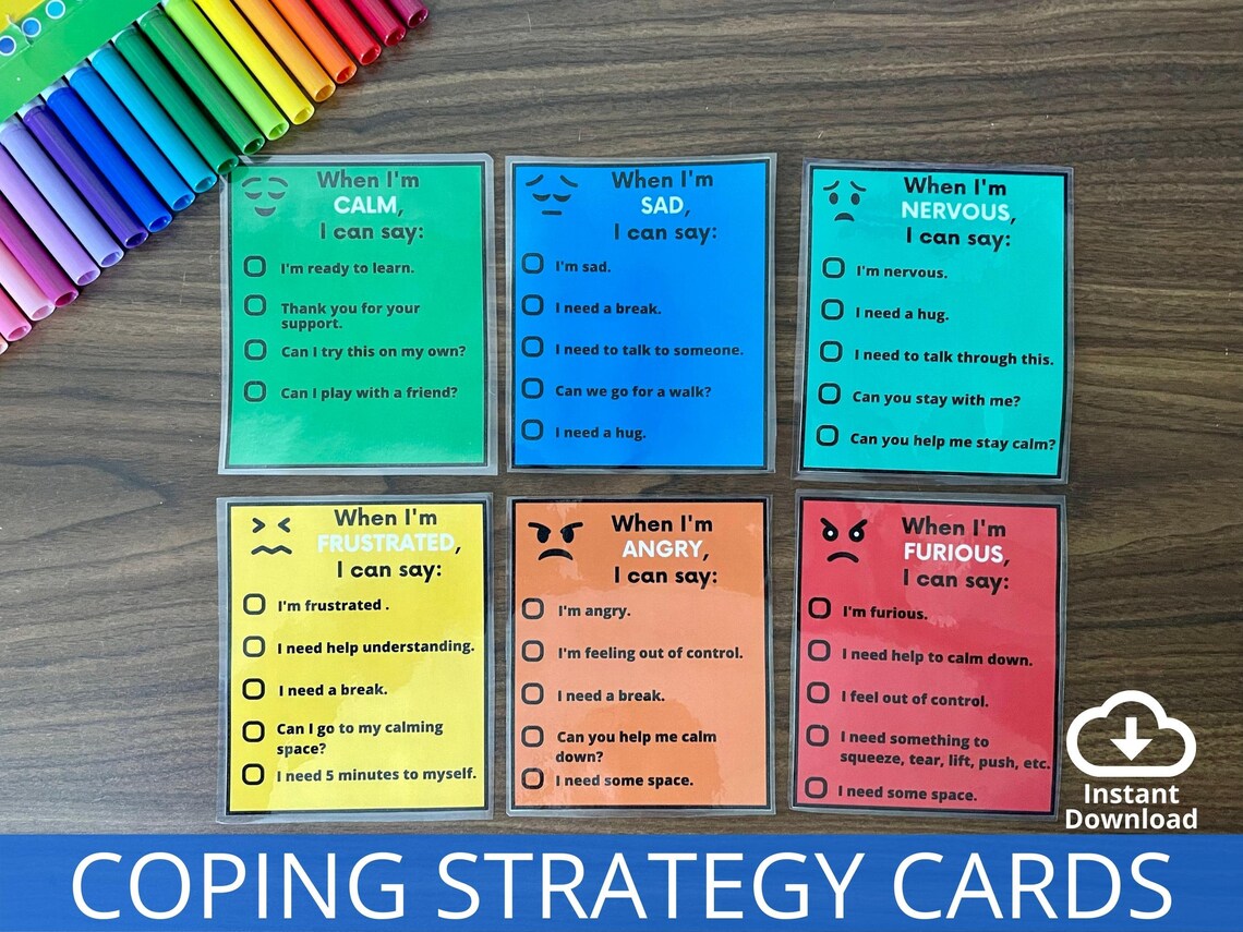 Self-regulation Zones LARGE BUNDLE Calming Corner Tools - Etsy