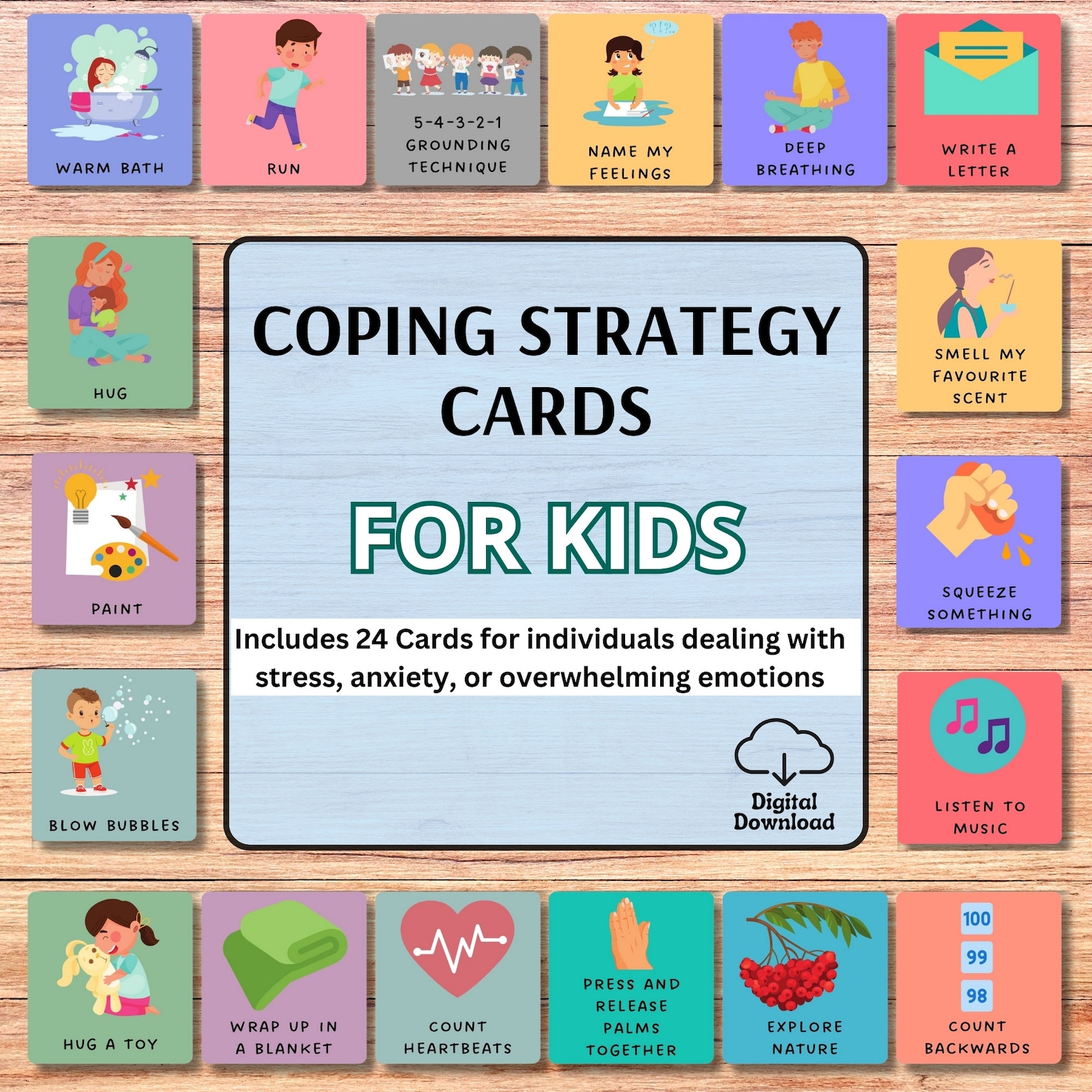 Feelings Chart, Emotional Self Check-in, Self-regulation Zones Tool ...