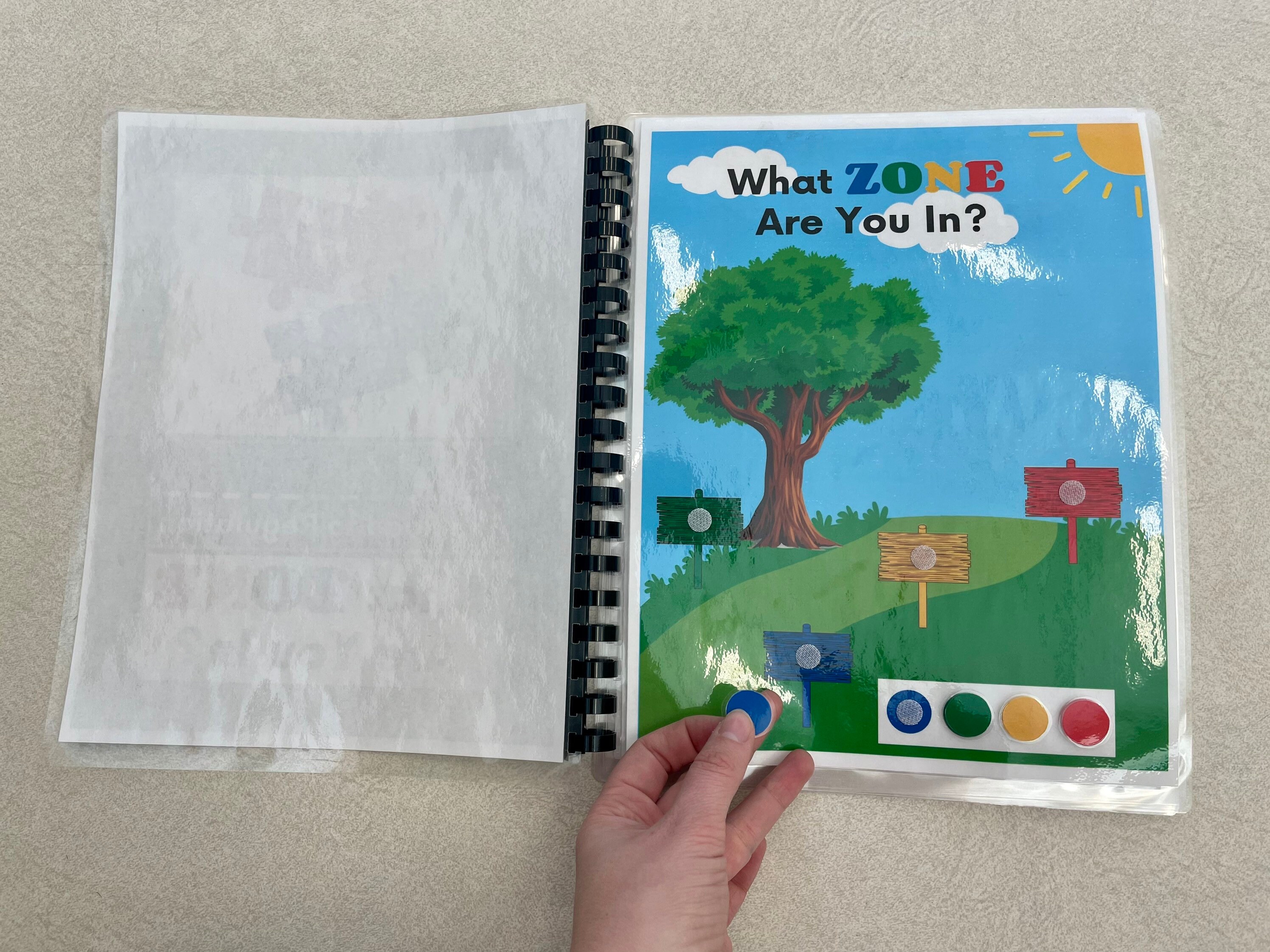 Emotional Regulation Workbook for Kids, Calming Corner Tool, Self ...