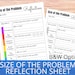 Size of the Problem Poster, Emotional Regulation Zones Tool, Calming ...