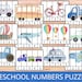 Preschool Sequencing Numbers Puzzles Numbers 1-5 Montessori - Etsy