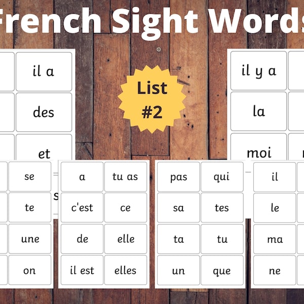 French Words - Etsy