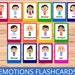 Words for My Feelings Flashcards, Self Regulation Verbal Prompts ...