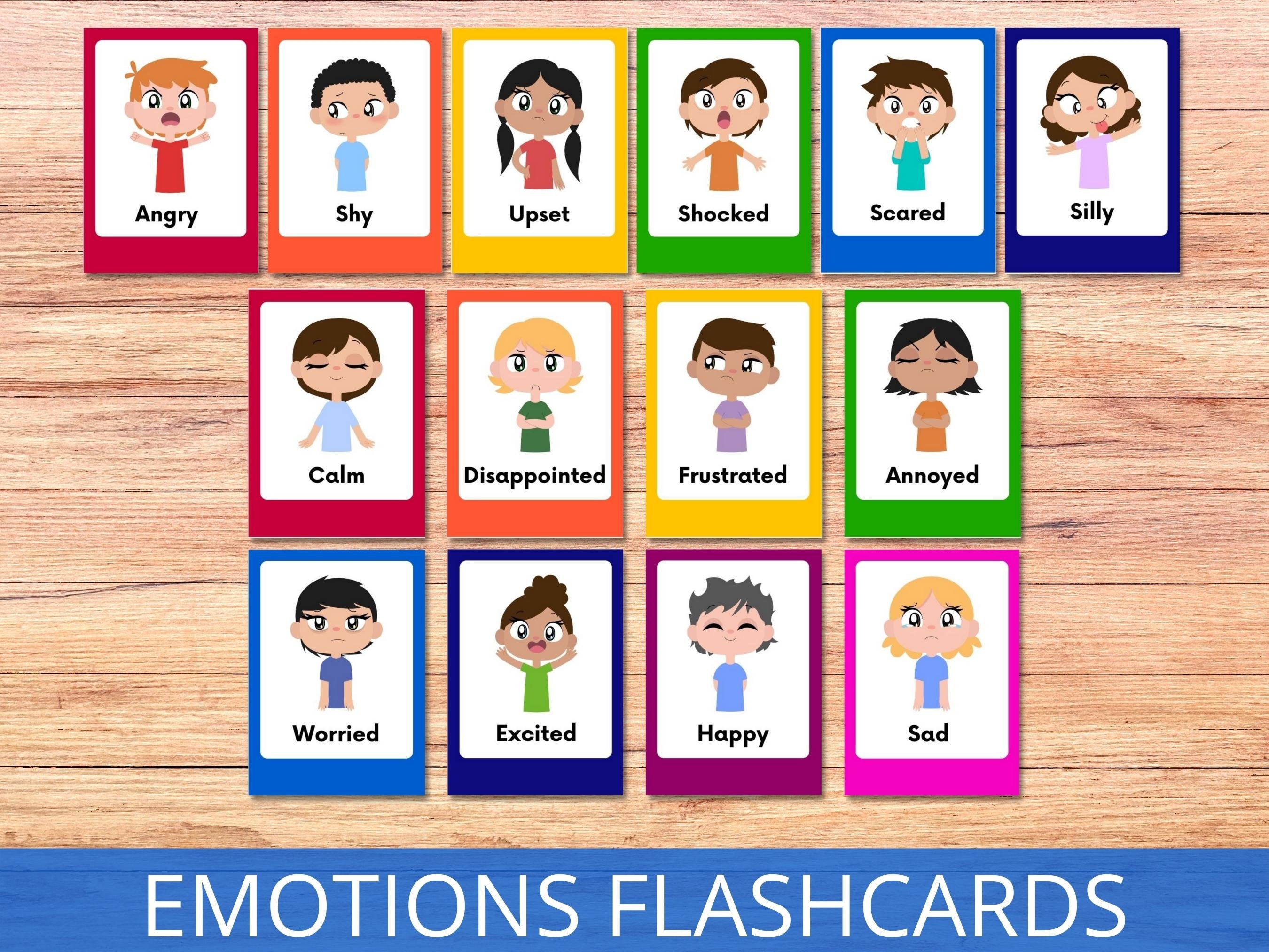 Coping Strategy Cards Words for My Feelings Self Regulation - Etsy