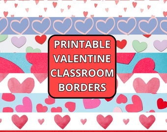 Conversation Hearts Bulletin Board Kit valentine's Day - Etsy Canada