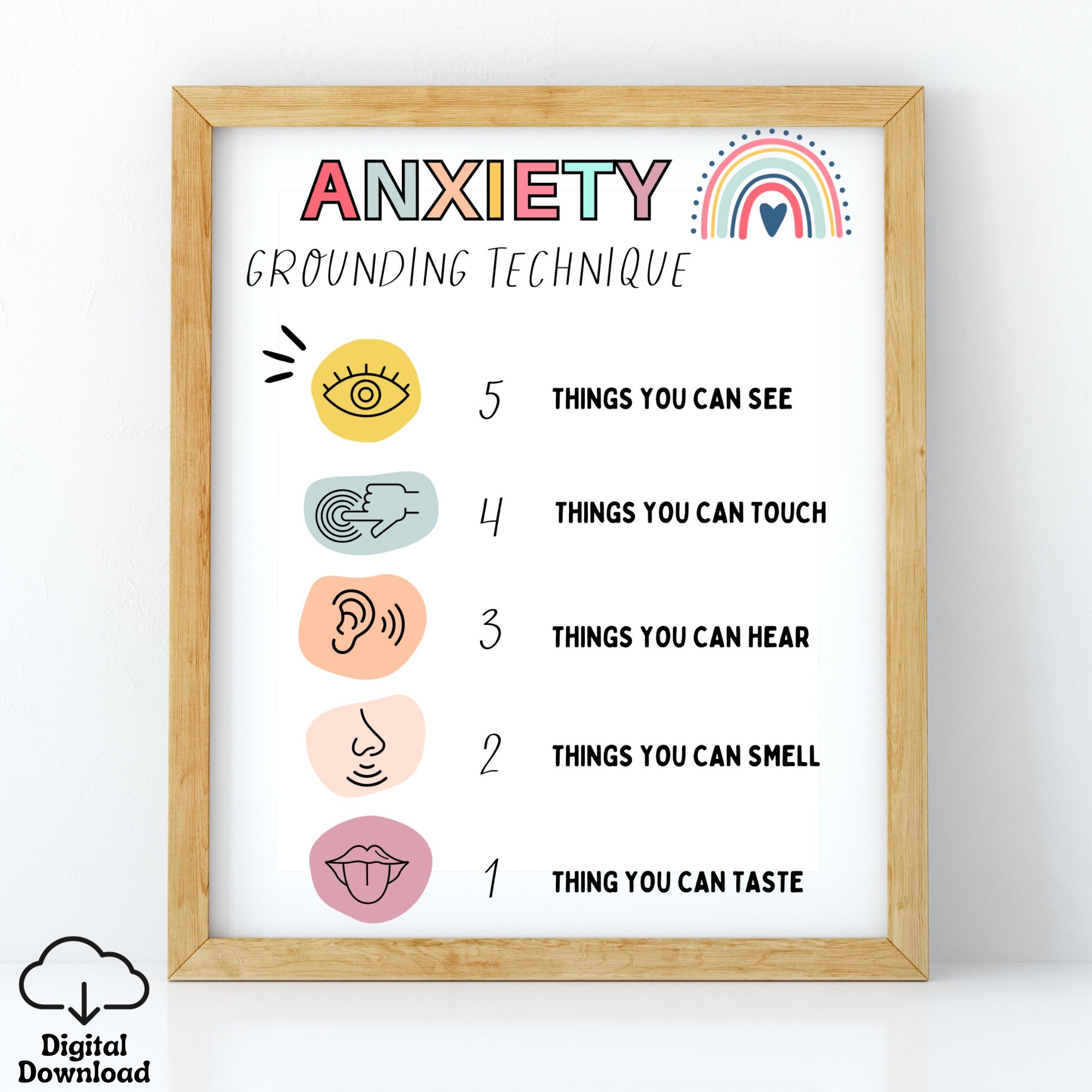 Box Breathing Technique Poster, Mindful Breathing Exercise, Self Care ...