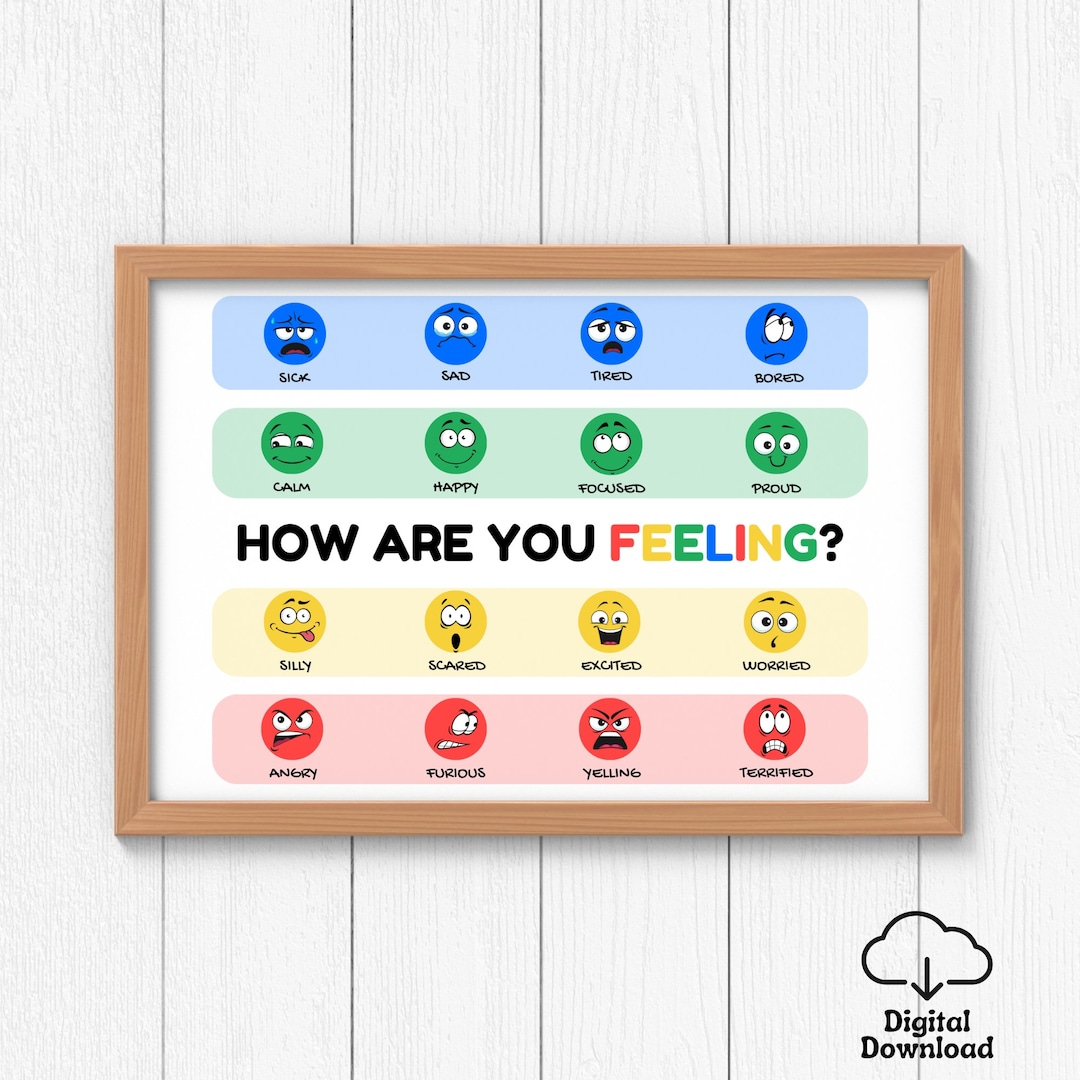 Self-regulation Poster, Kids Feelings, Emotional Regulation Zones ...