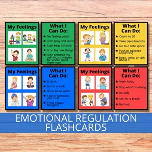 Self-regulation Zones Bundle, Calming Corner Tools, Emotional ...