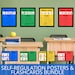 Self-regulation Flashcards and Posters BUNDLE, Zones Visuals, Calming ...