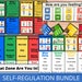Self-regulation Zones Tool, Emotional Regulation Support, Calming ...